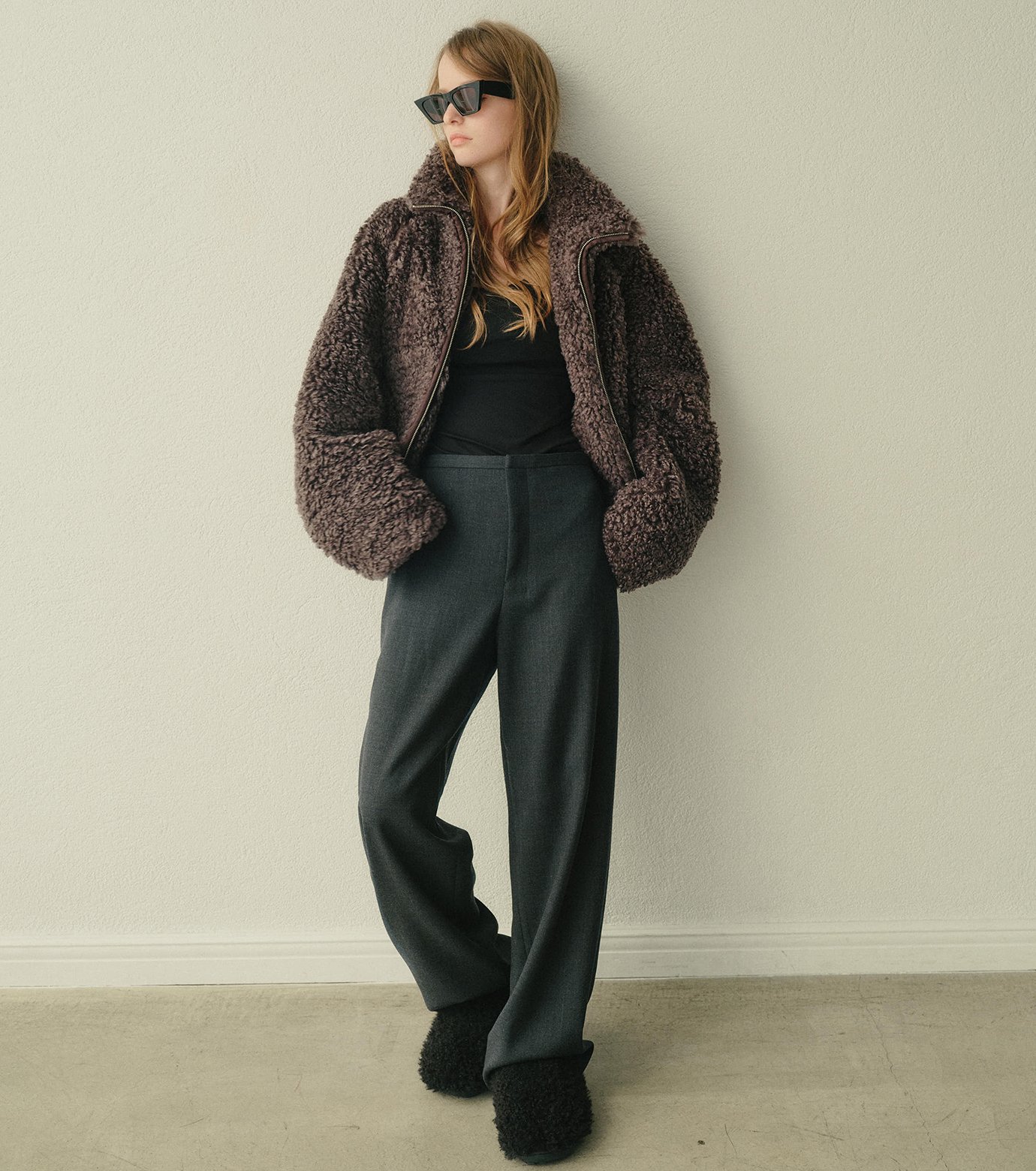 ル シェル ブルー - LE CIEL BLEU | Relaxed Wool Double-Cloth | RESTIR リステア