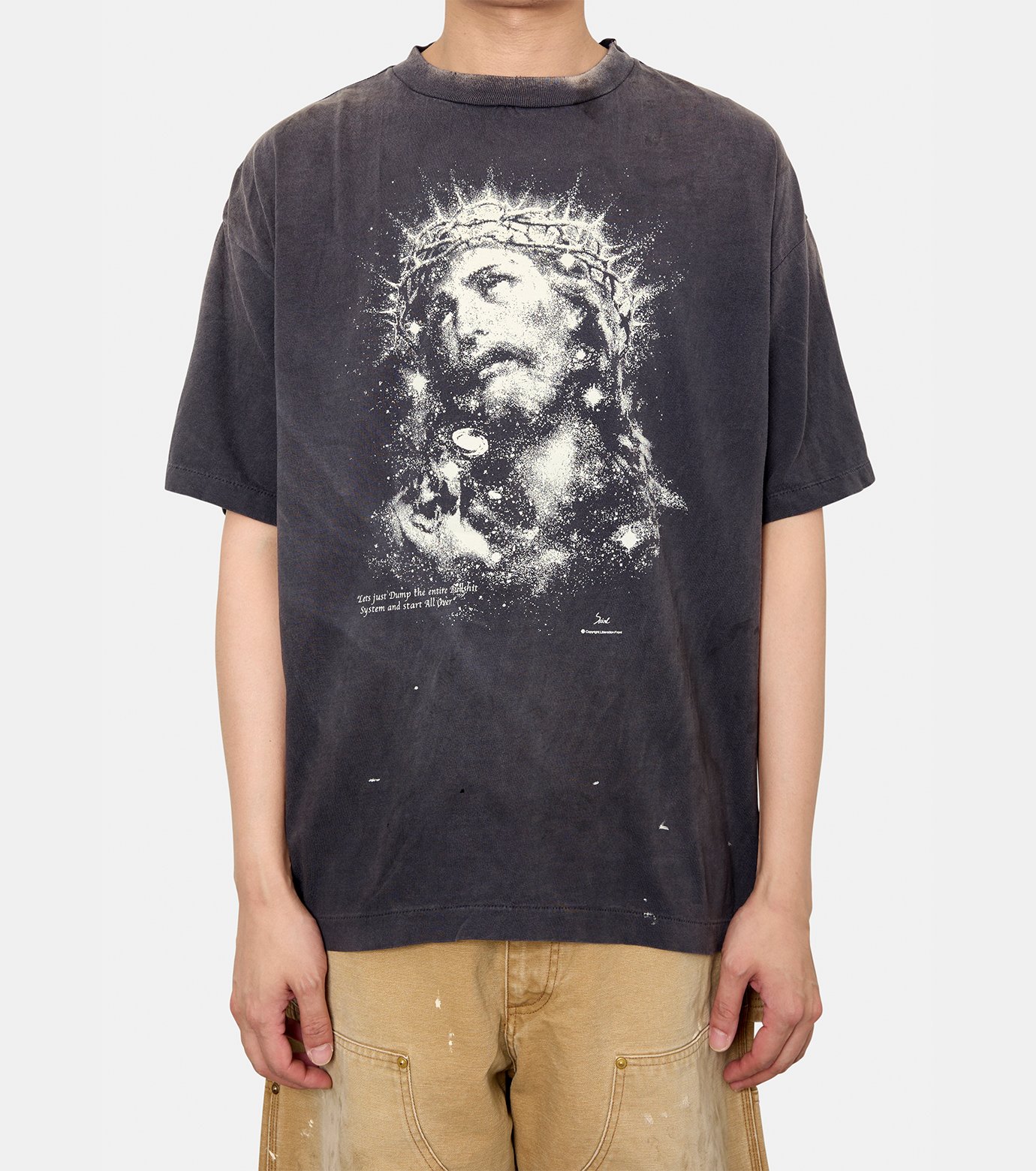 セント マイケル - ©️SAINT Mxxxxxx | SS Tee Jesus-Black-Sの通販 | RESTIR リステア